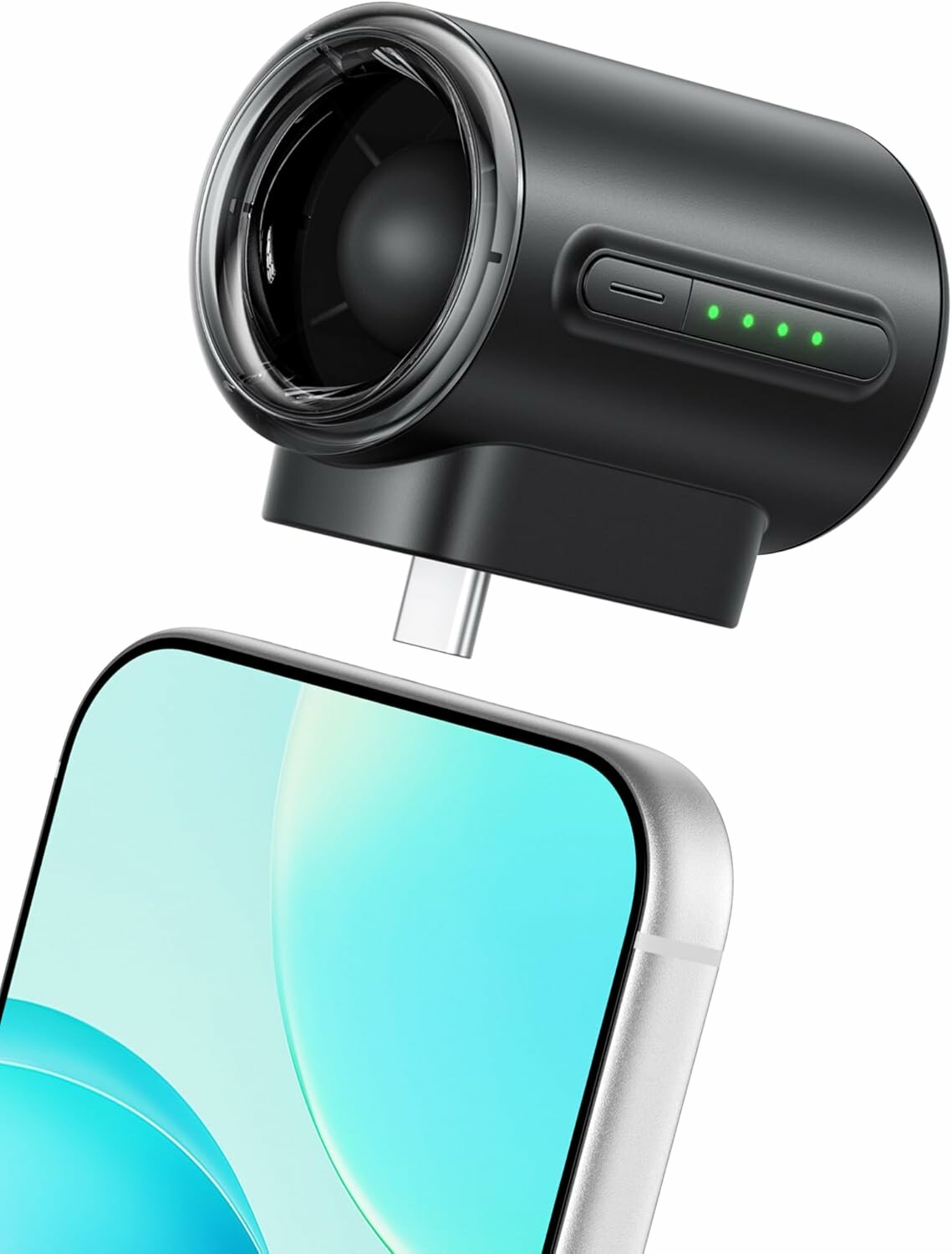 Вентилятор Aecooly, для iPhone/iPad/планшетов, 4 скорости, портативный, черный