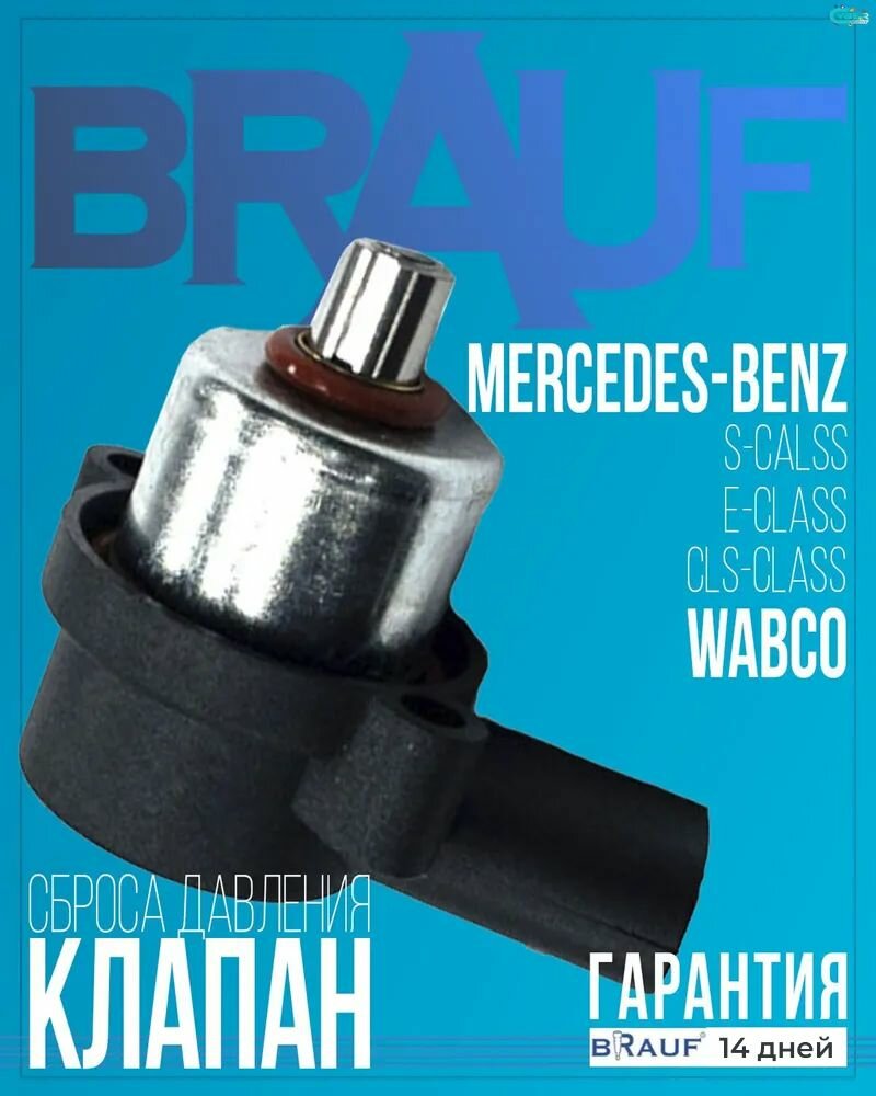Клапан сброса давления компрессора пневмы Mercedes w211 w220 Audi Q7 A8D4