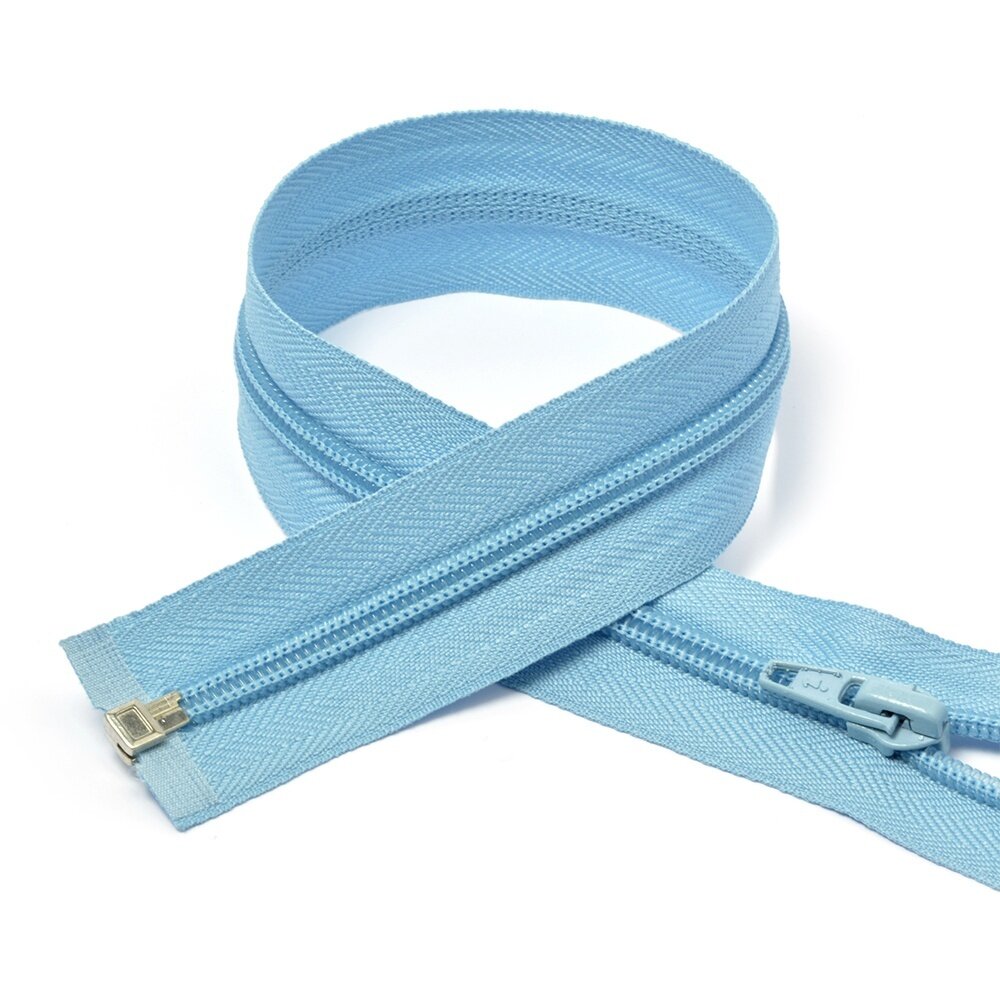 Молния MaxZipper пластиковая, Спираль, №5-N, 90 см, цвет F184, голубой, 50 шт (ПЛ6.90.178. Голубой)
