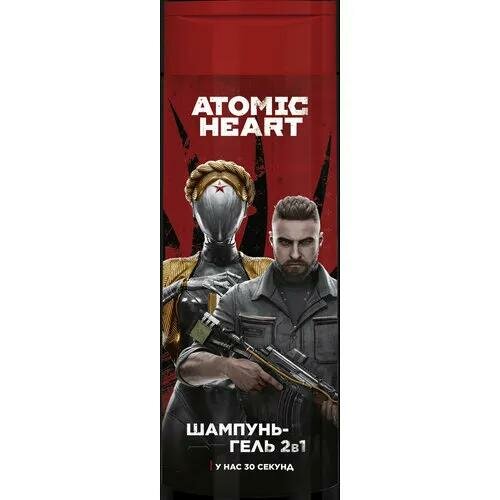 Шампунь-гель Atomic Heart Освежающий, 2 в 1, для мужчин, 400 мл