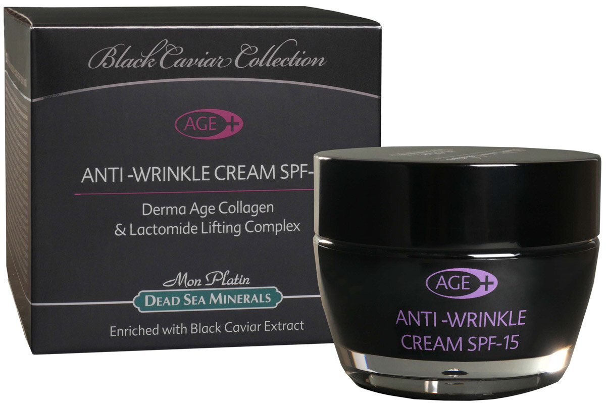 Mon Platin крем для лица против морщин SPF 15 на основе экстракта черной икры DSM Black Caviar Collection, 50 мл
