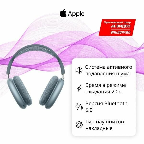 Наушники накладные Bluetooth Apple AirPods Max (Type-C) Blue