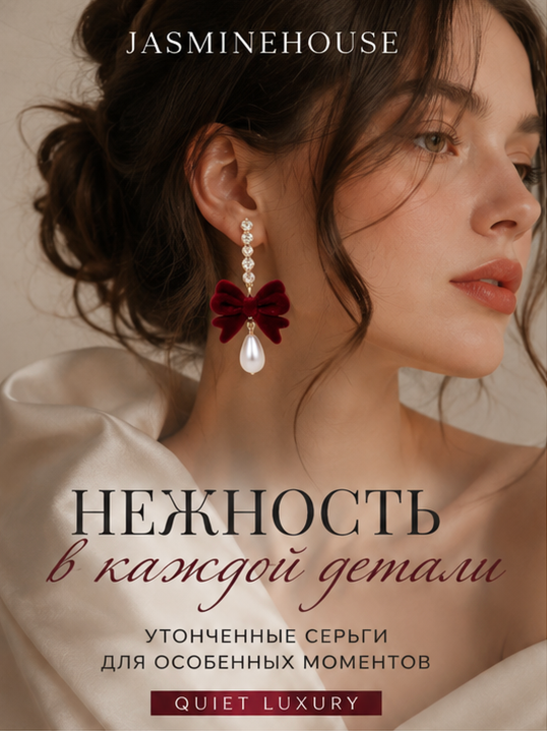 Серьги с подвесками, пусеты