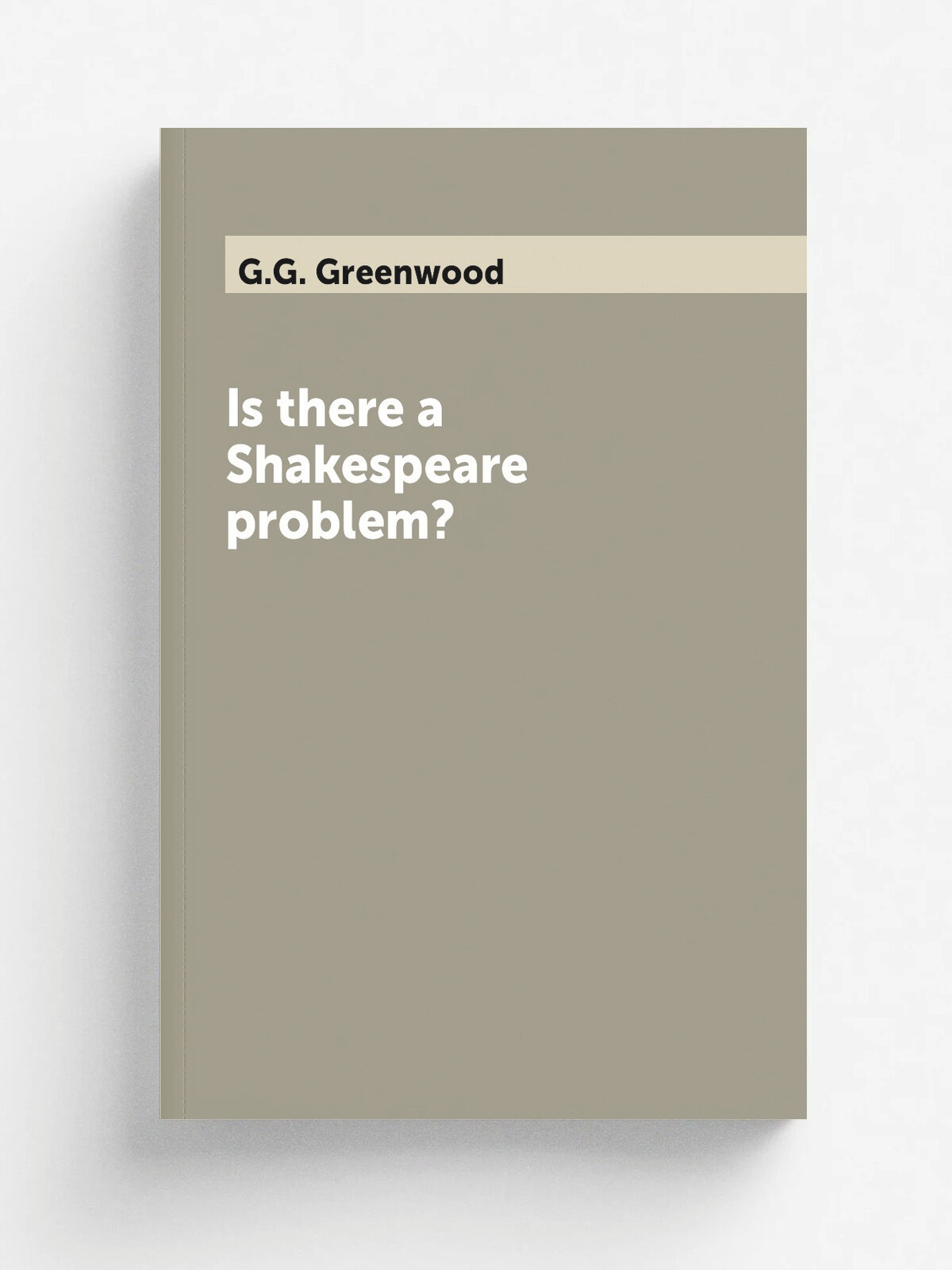 Is there a Shakespeare problem?