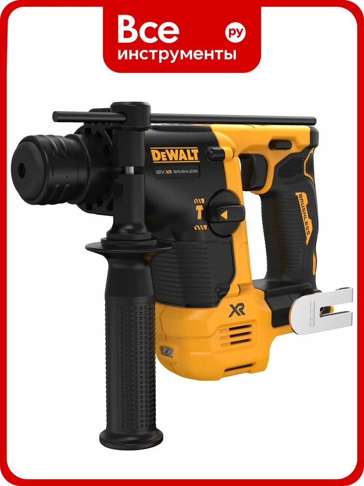Перфоратор, Dewalt, Dewalt 12 В XR SDS-Plus DCH072N-XJ, работы в вертикальном положении, подходит