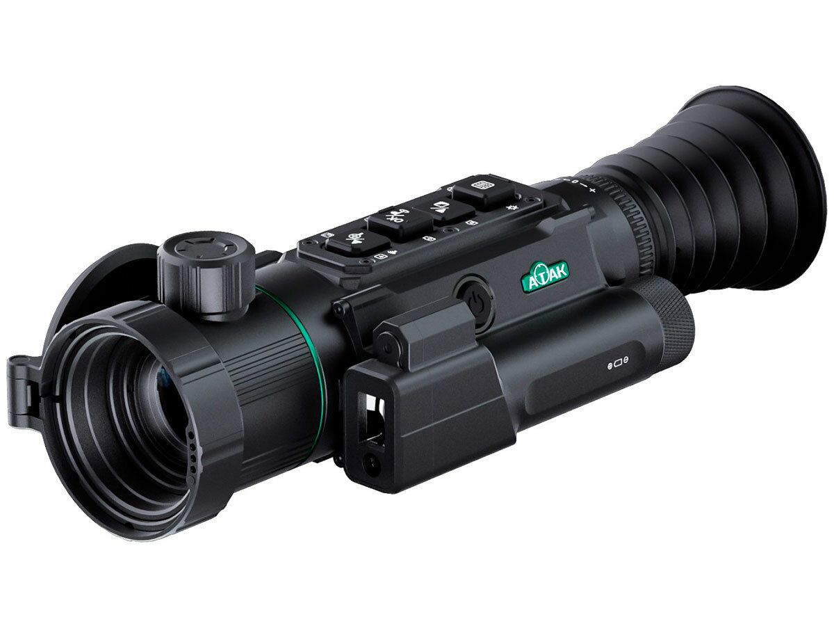 Тепловизионный прицел с дальномером ATAK ET36-50LRF для охоты, x2.5-20