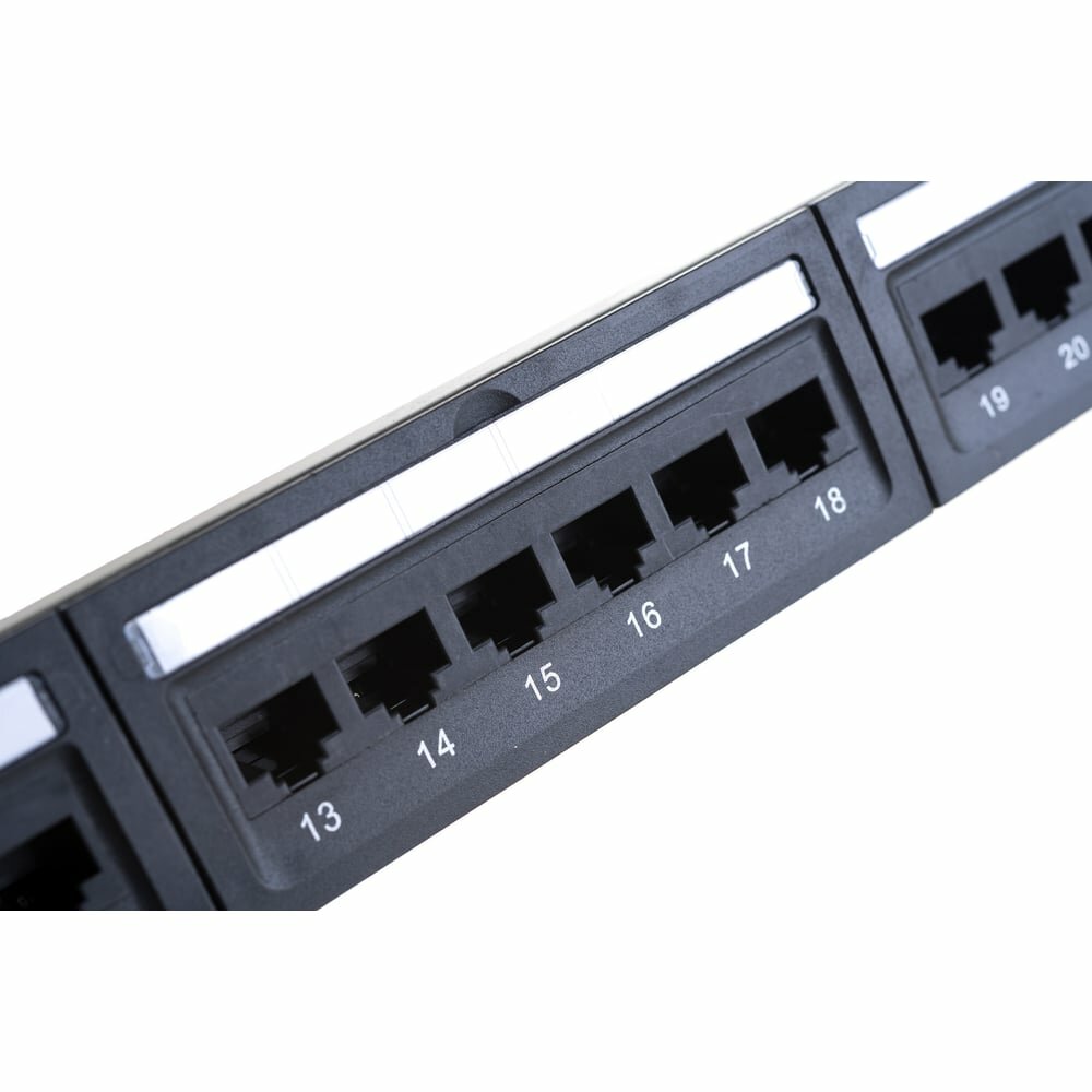 Патч-панель TWT 19, 24 порта RJ-45, категория 5e, UTP, 1U, PP24UTP — фото 1
