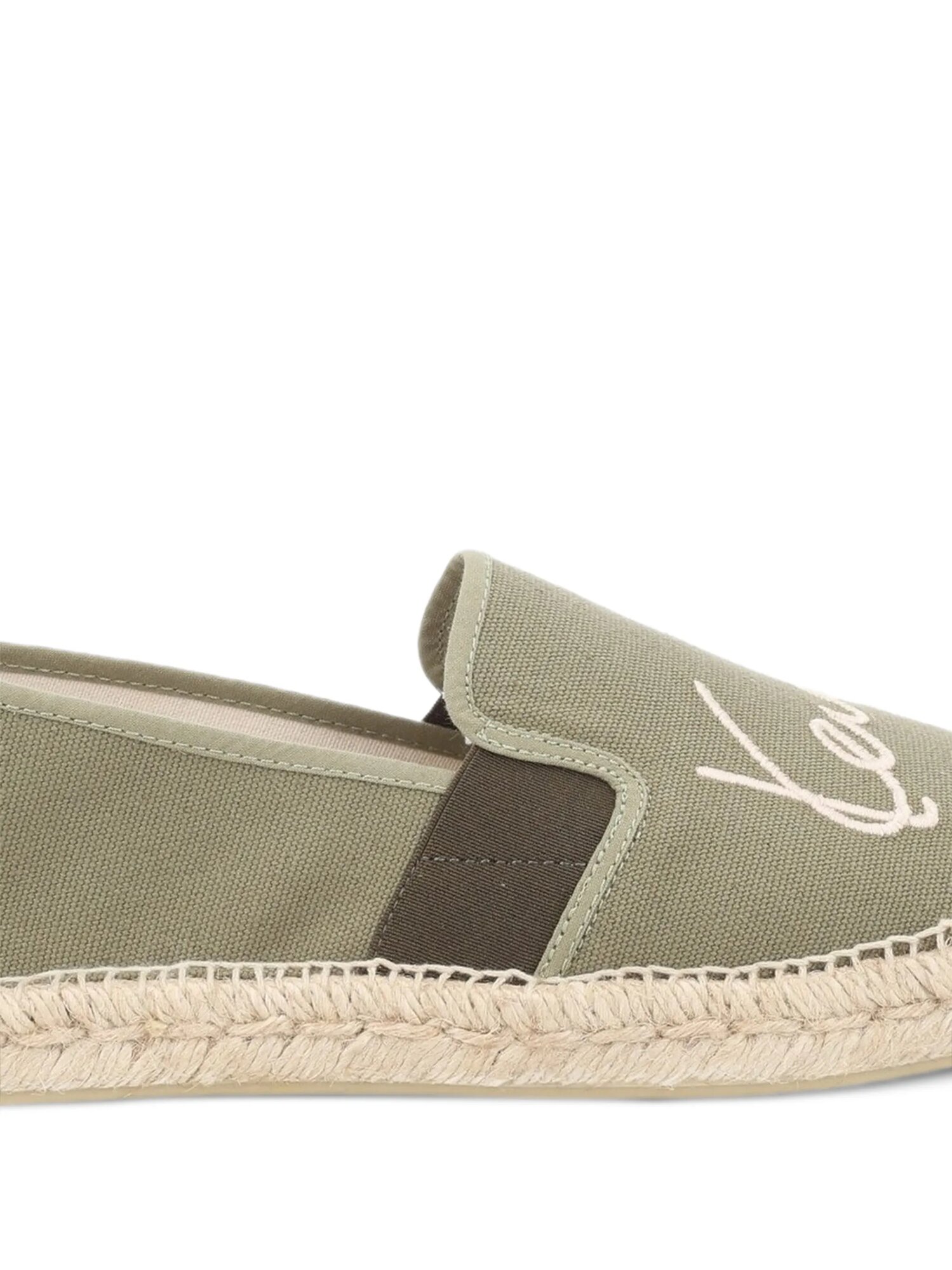 Эспадрильи KENZO Logo-embroidered canvas espadrilles, размер 39 — фото 1