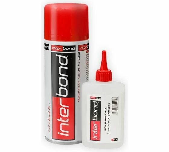 Двухкомпонентный клей Interbond 100 г + 400 мл Cyanoacrylate