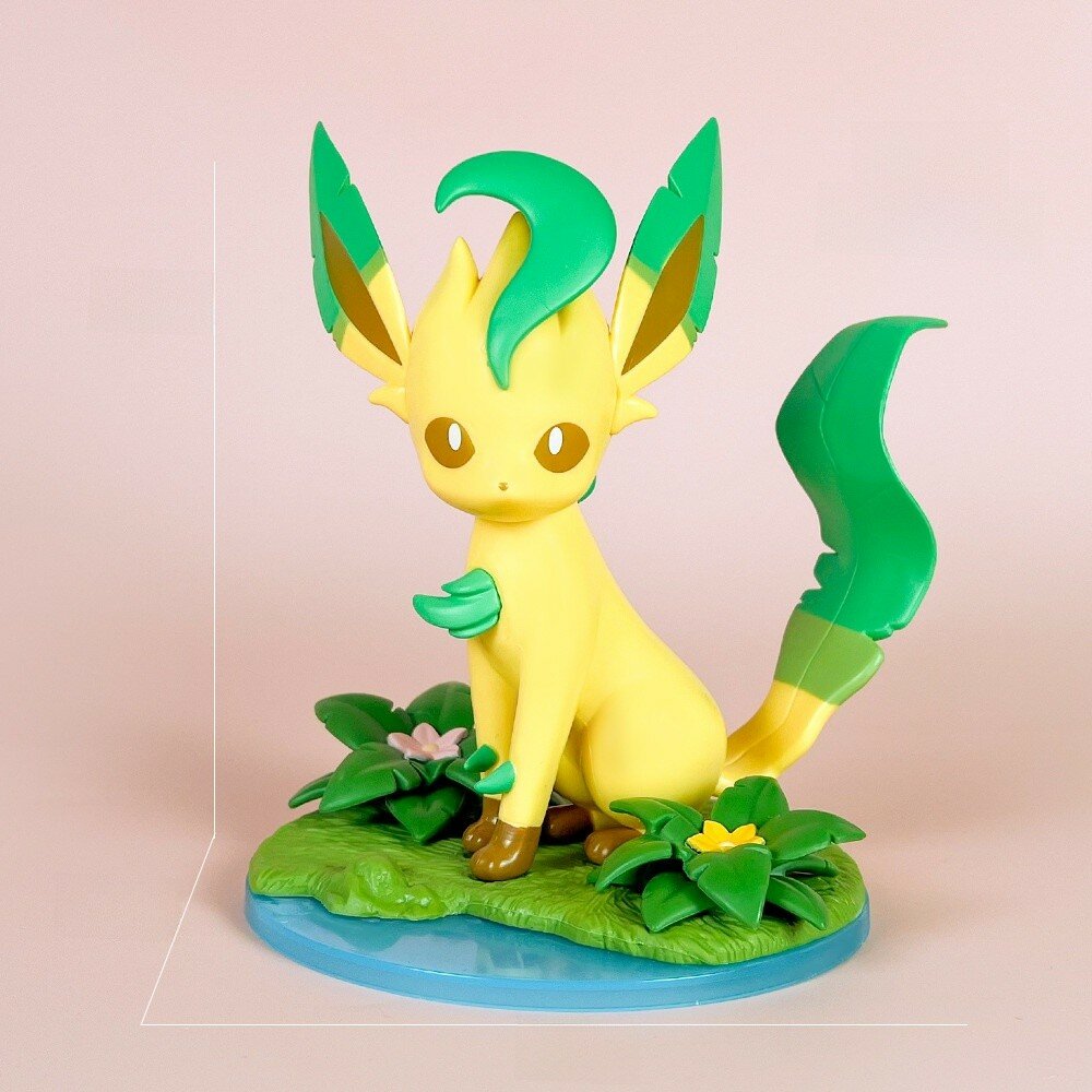 Fairy eevee pvc коллекционная фигурка с сборкой для фанатов и для демонстрации leaf