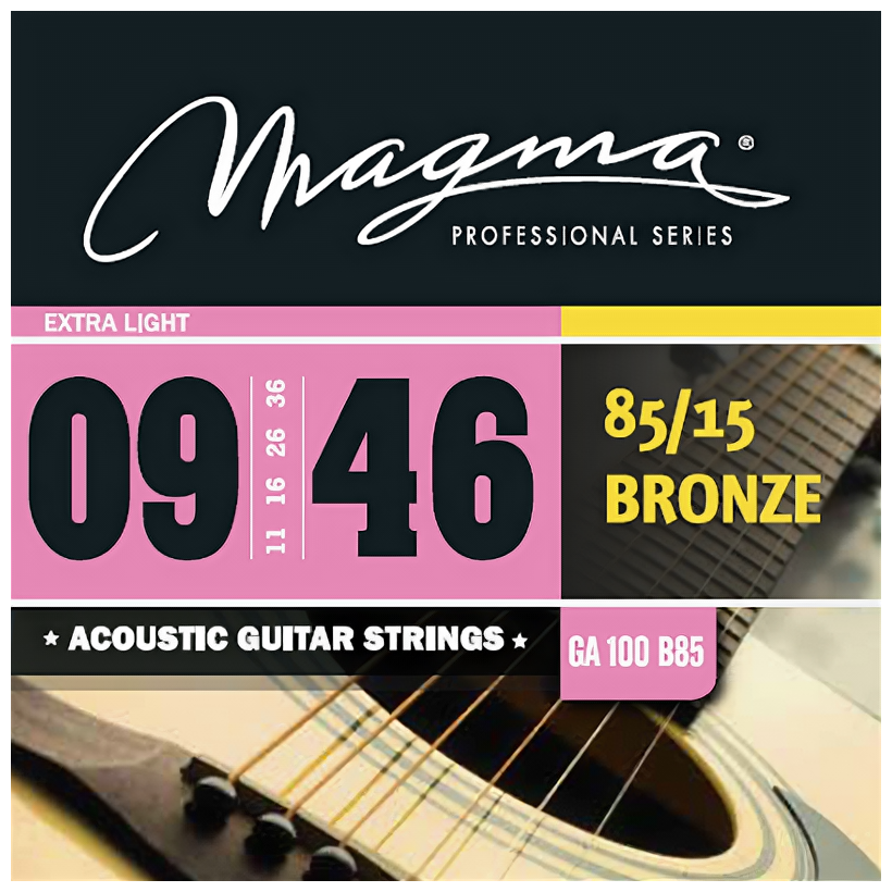 Струны для бас-гитары Magma Strings GA100B85 — фото 1
