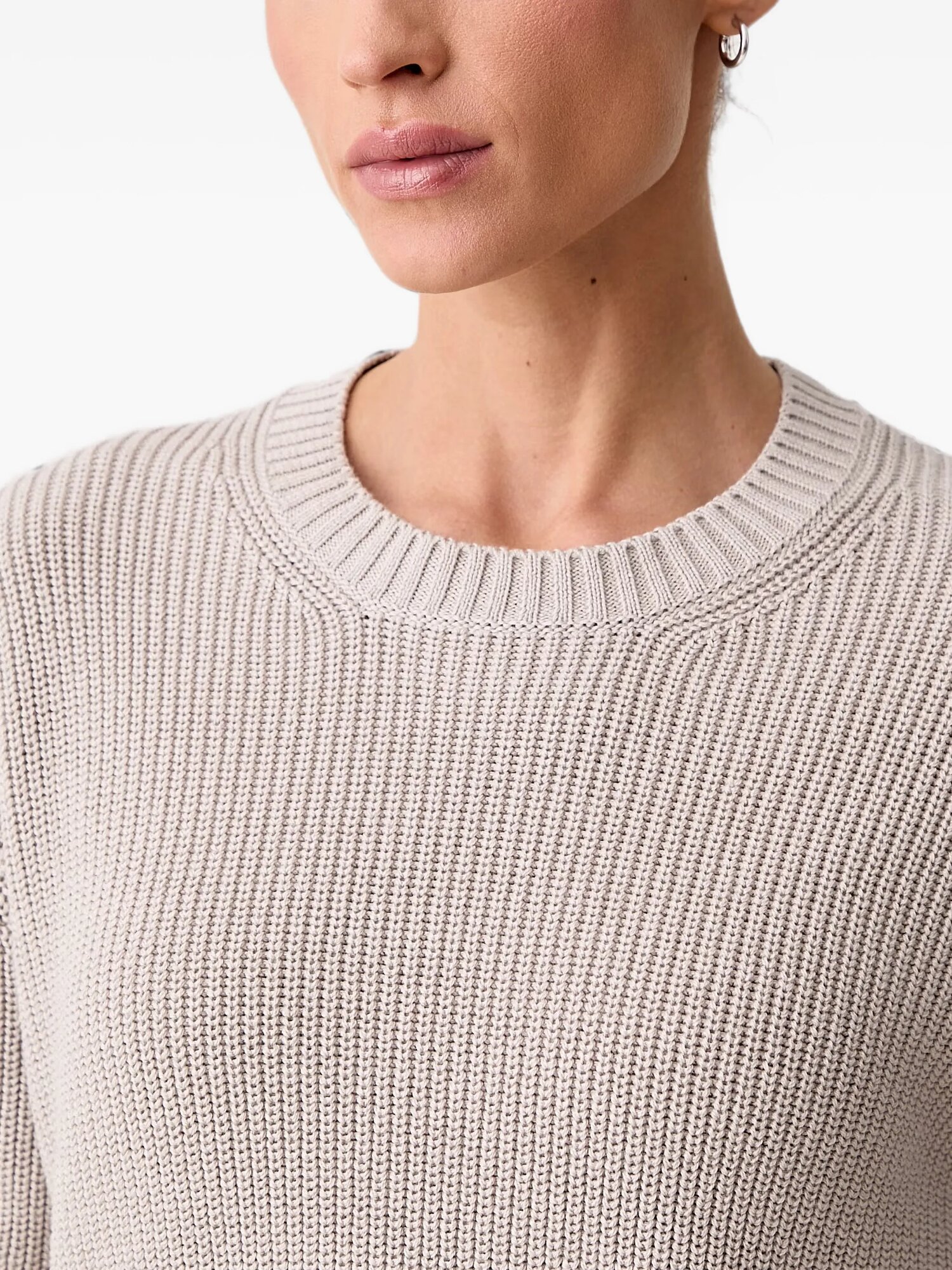 Свитер Marc O'Polo Ribbed-knit crew-neck sweater, размер 42 EU, , разноцветный — фото 1