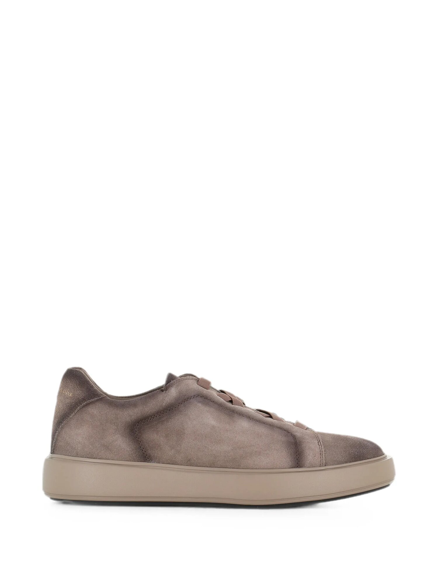 Кроссовки Logo-print suede sneakers