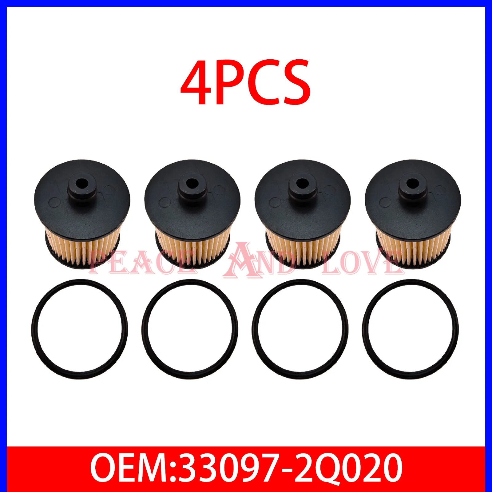 4 шт. топливный фильтр 33097-2Q020 33097 2Q020, подходит для Hyundai Elantra Avante Hybrid 2010 2011 2012 330972Q020