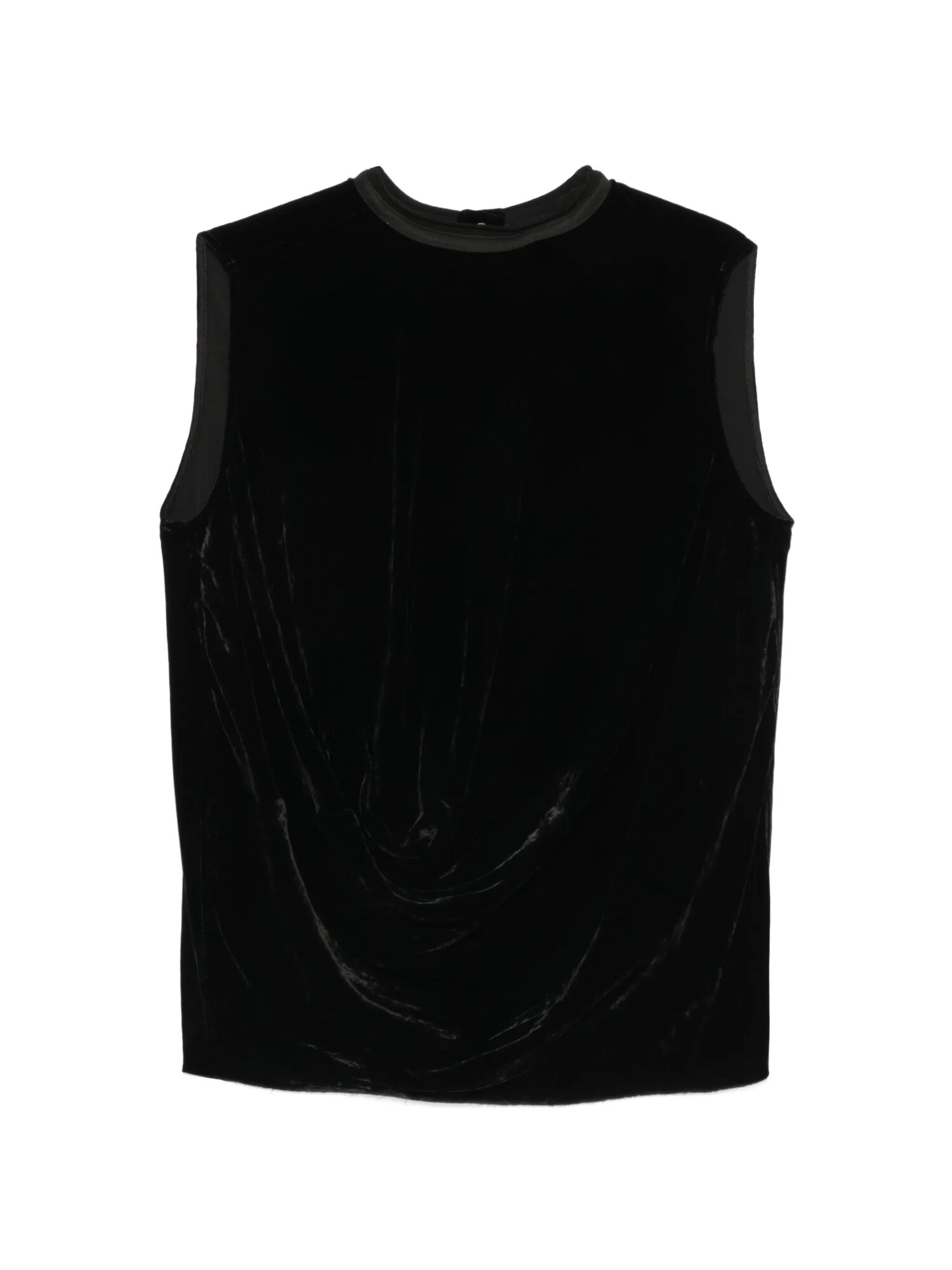 Топ Draped velvet top