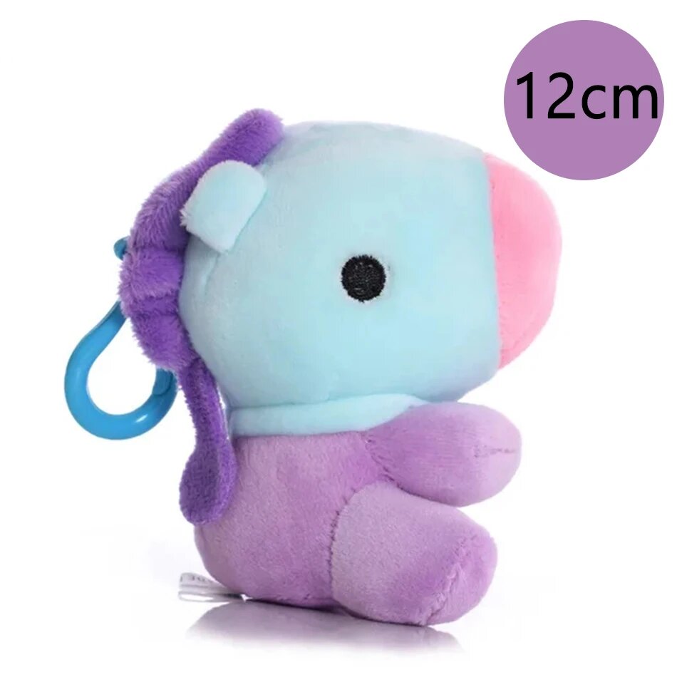 Плюшевая игрушка Bandai Tata Koay Shooky Mang Cooky, фиолетовый, мягкая кукла для детей и взрослых