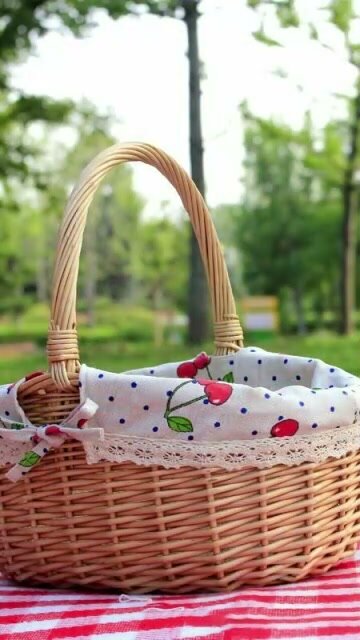 Корзина для грибов и овощей из ротанга ручной работы, 33×23×15 см, экологичная плетёная ёмкость для хранения — фото 1