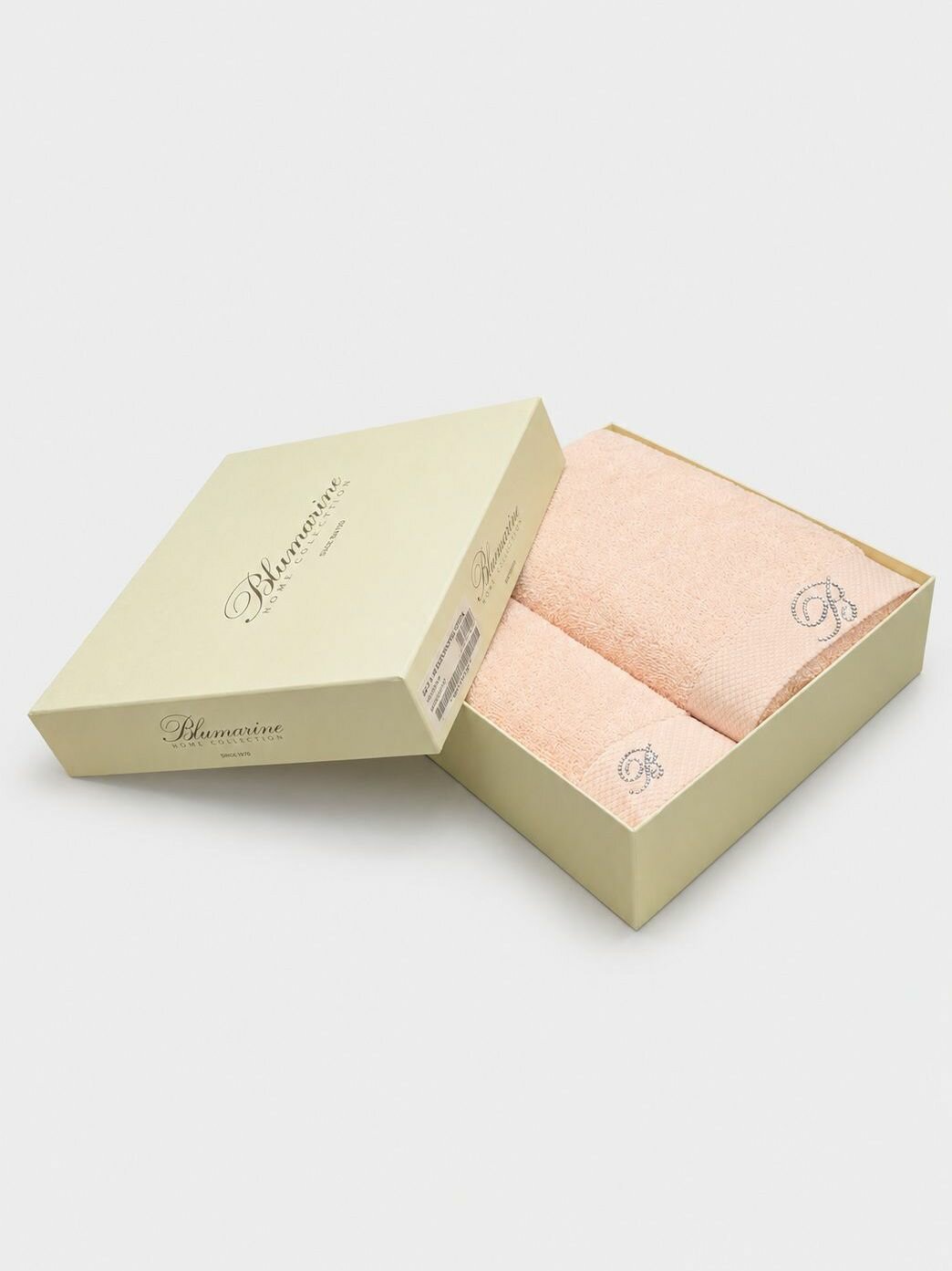 Blumarine home collection Benessere 1+1 сет полотенец в подарочной коробке