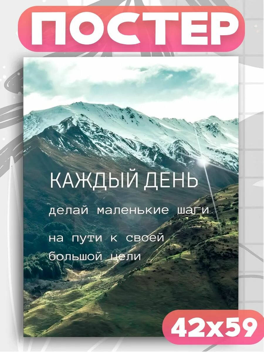 Мотивационные постеры на стену