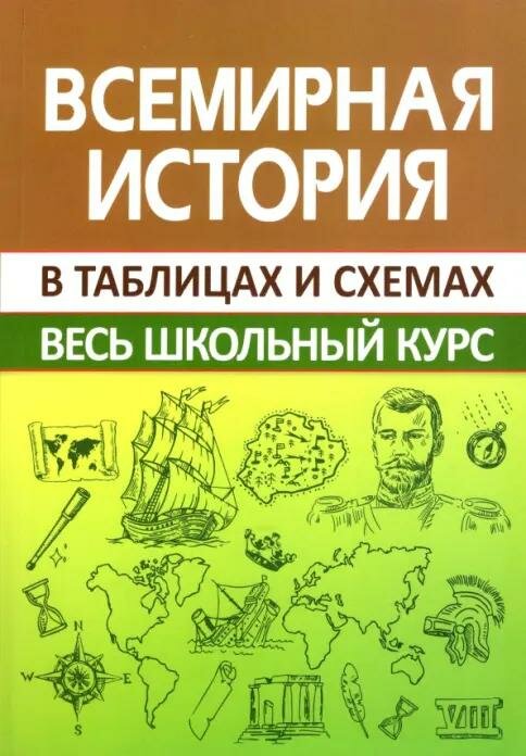 Всемирная история, Весь школьный курс в таблицах (6+), Кузьма, 978-985-7258-82-6, Кузнецов Игорь Николаевич, 2023