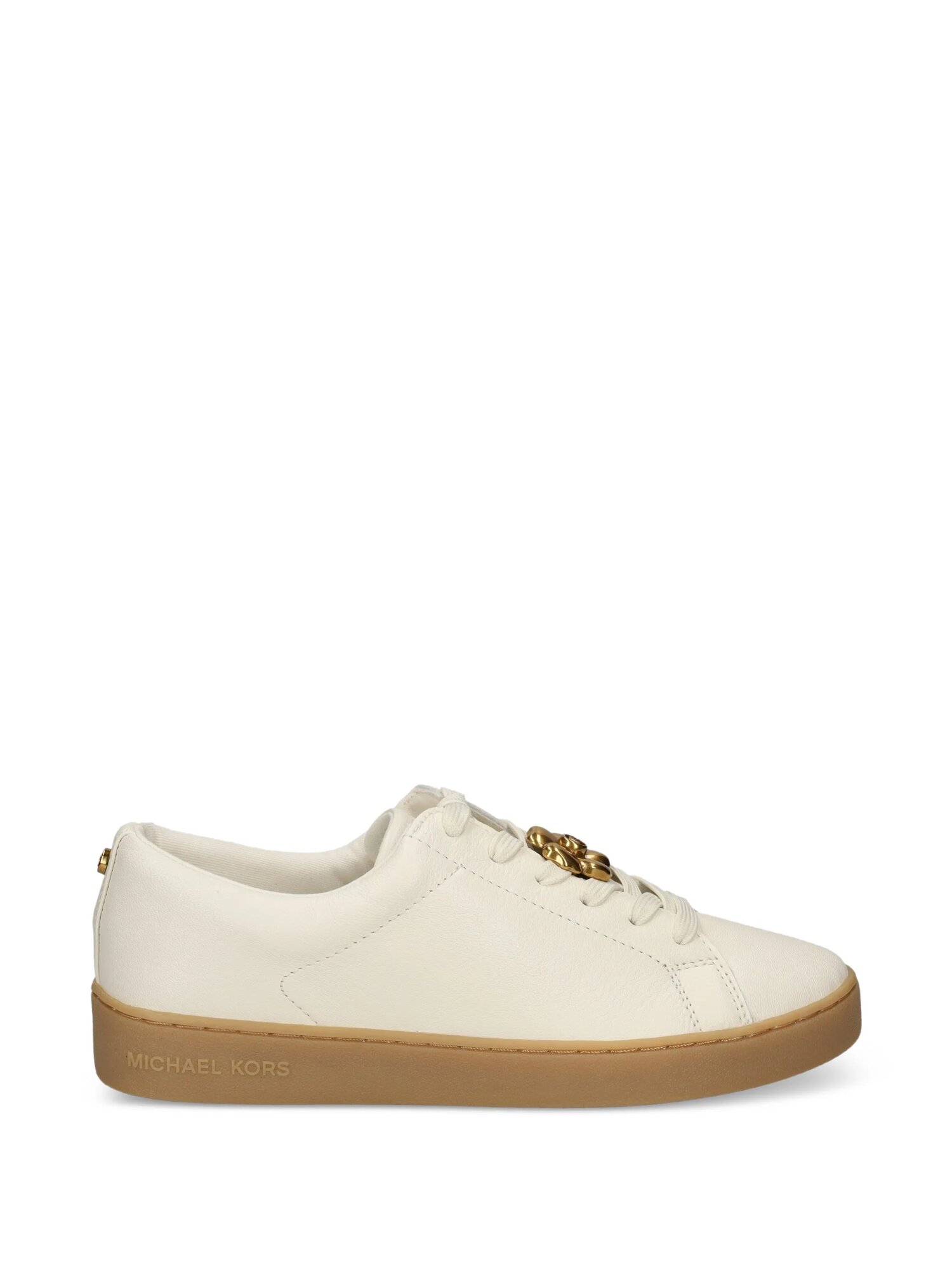 Кроссовки Michael Michael Kors Flower-detail leather sneakers
