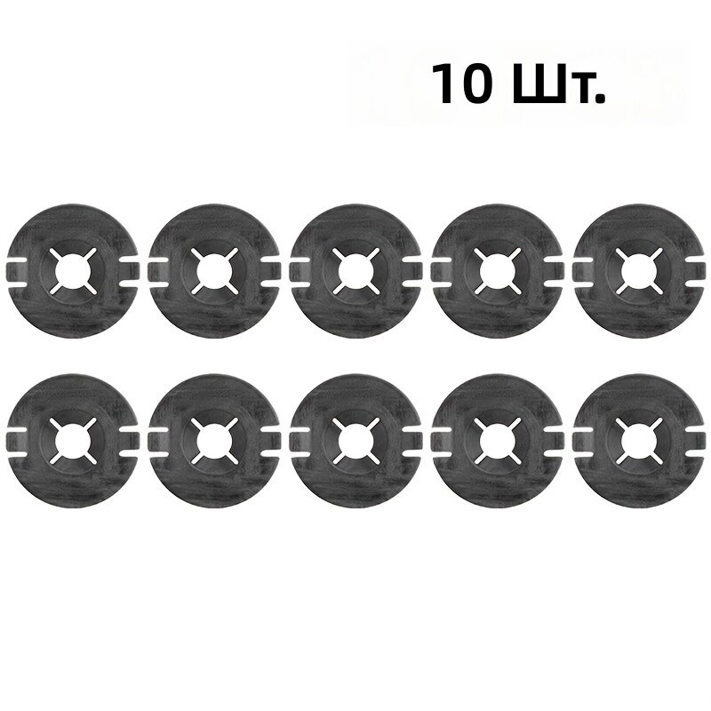 10 шт. Клипсы, гайки, пистоны для крепления облицовки капота и заднего подкрылка для Model 3/Y
