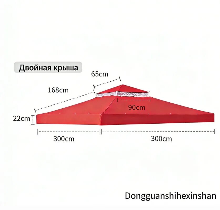 Крыша для беседки 3х3 м