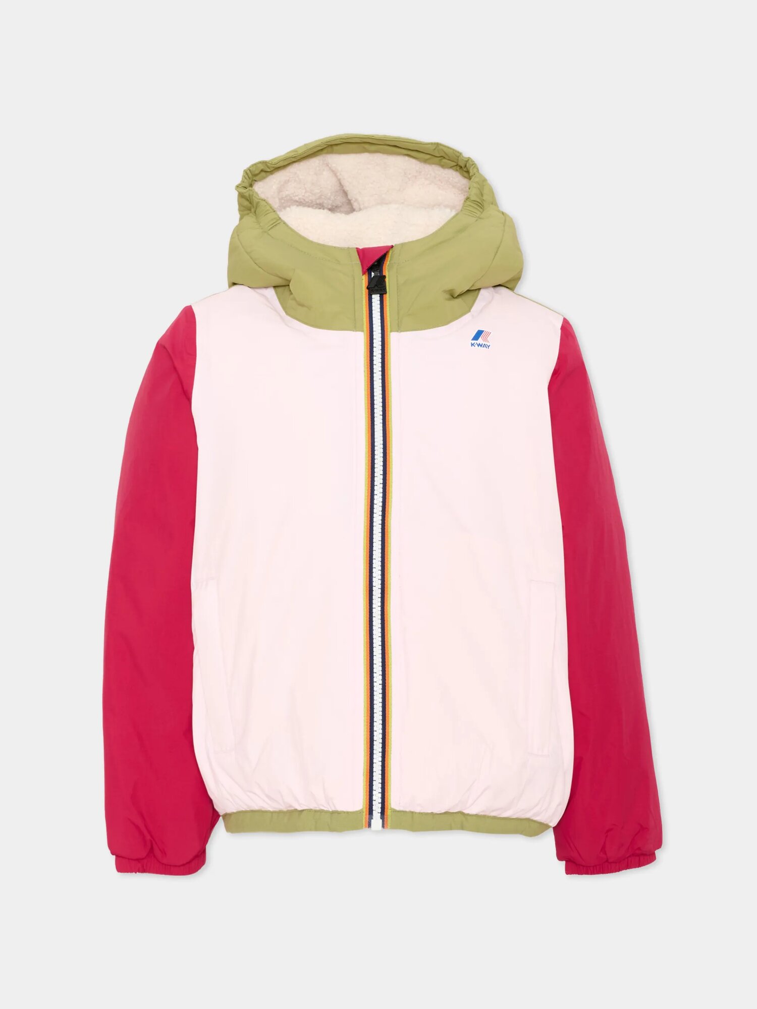 Куртка Colour-block hooded jacket