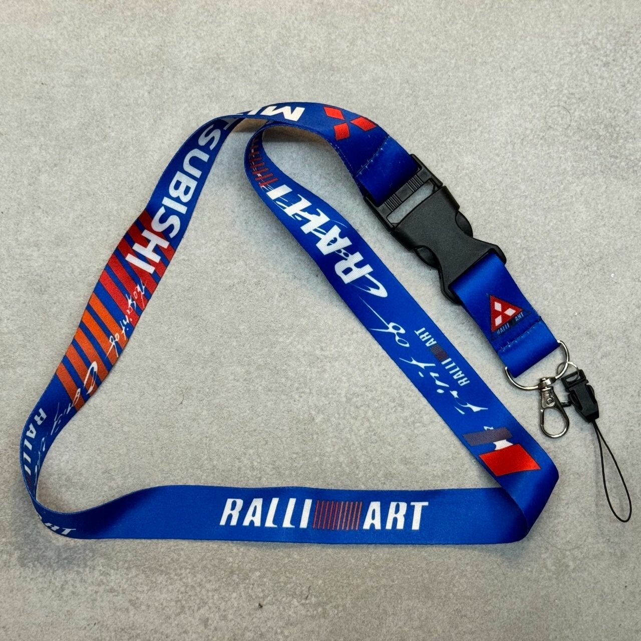 Лента шнурок на шею для ключей JDM Mitsubishi RalliArt Мицубиси