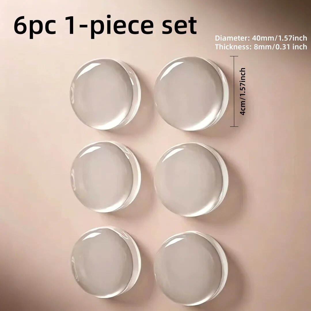 Прозрачные дверные упоры Naclays Bumper pad 6pc