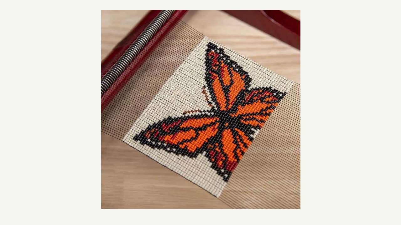 Станок для бисероплетения из красного дерева, коричнево-красный, артикул 3485817236, Китай — фото 1