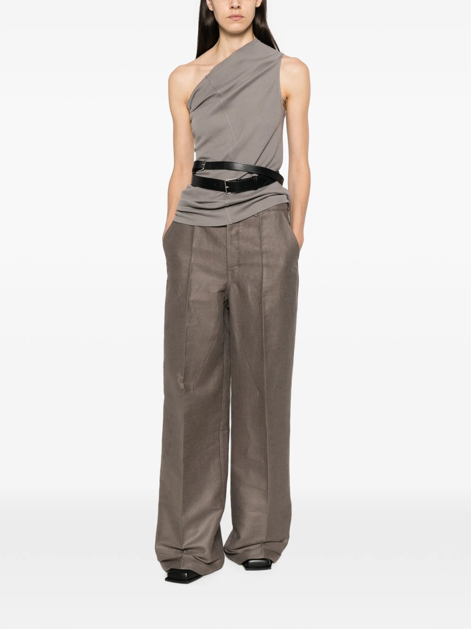 Брюки Rick Owens Belt-loop palazzo pants, размер 36 — фото 1