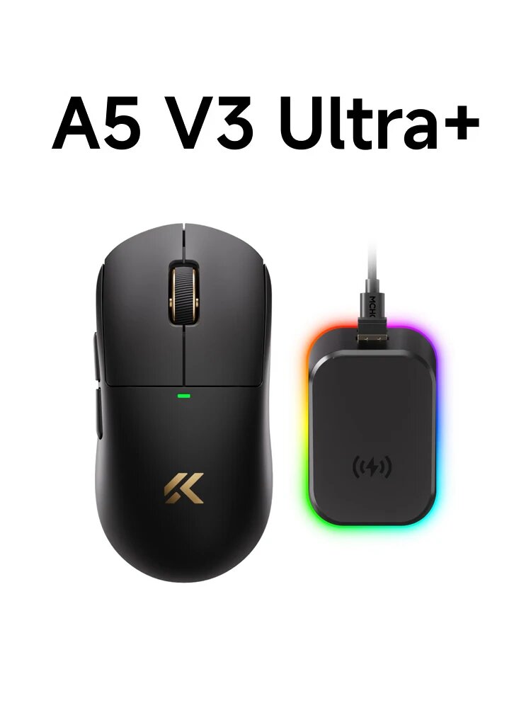 MCHOSE A5 V3 Ultra+ игровая мышь черный