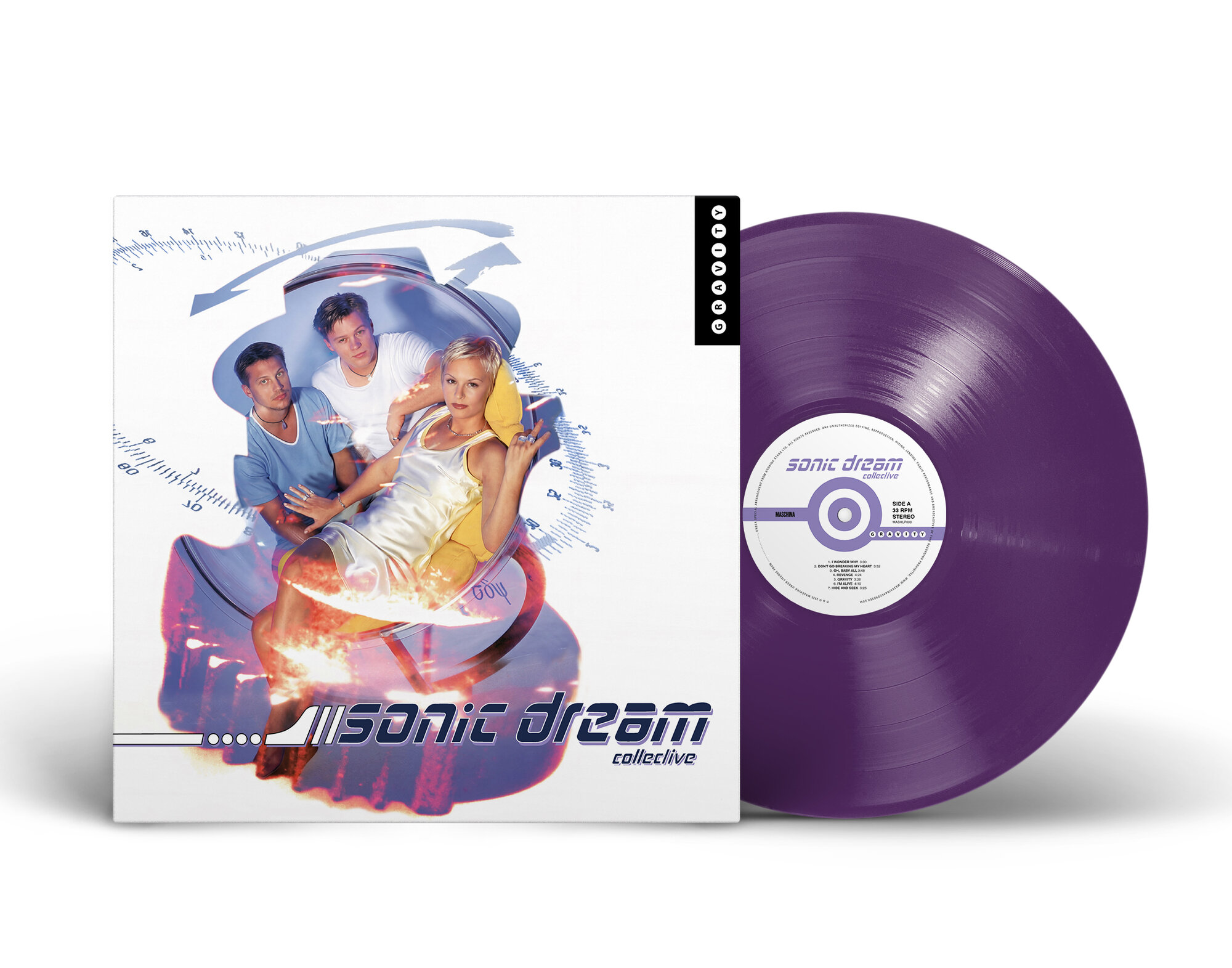 Виниловая пластинка: Sonic Dream Collective – «Gravity» (1995/2026) [Limited Purple Vinyl]