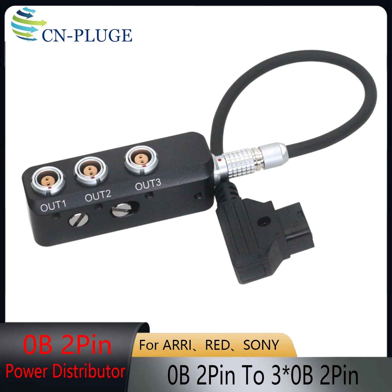Разветвитель питания для камеры SZYingXian 1x0B 2Pin на 3x0B 2Pin 40cm, 2Pin Box and cable