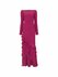 Платье LOVE MOSCHINO Ruffled asymmetric dress, размер 40, розовый