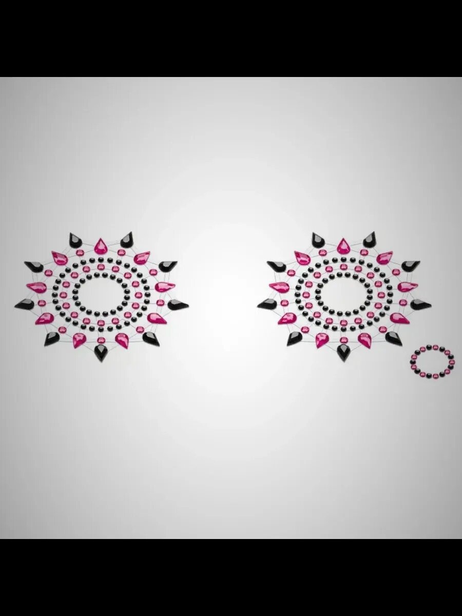 MYSTIM Breast & Pubic Jewelry Crystal Stiker Набор ст 1 шт