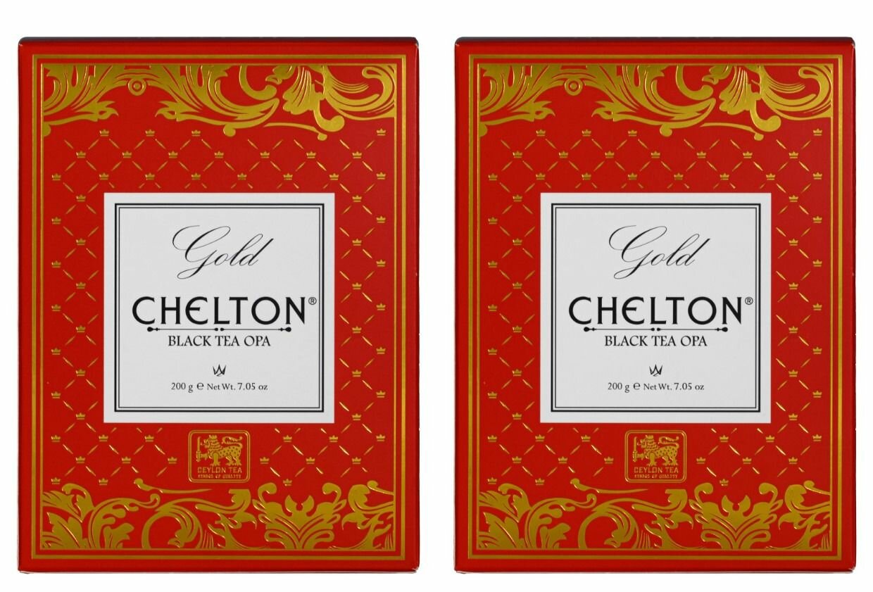 CHELTON Чай листовой черный, крупно листовой, 200 гр, 2 уп