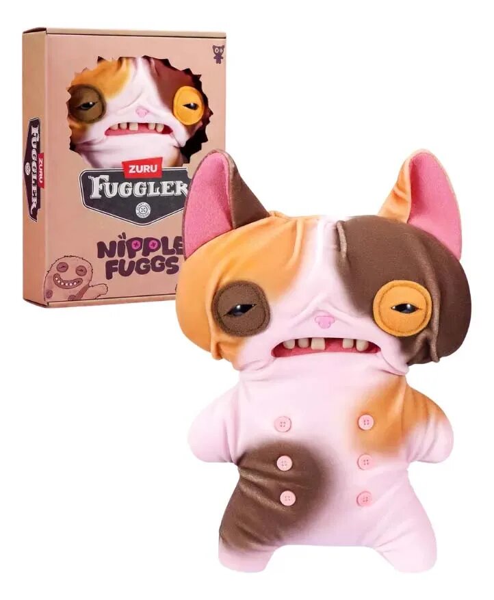 Плюшевый монстр Fuggler 22 см Wrinkle Mcstinkles