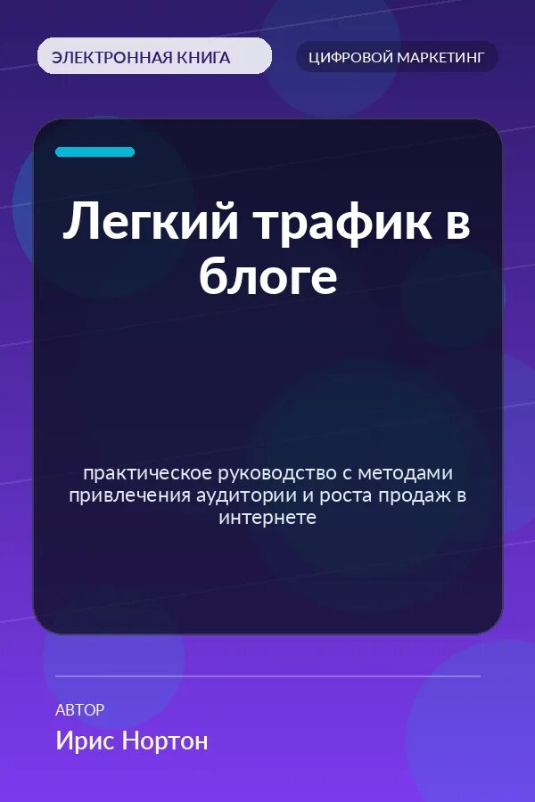 Книга Легкий трафик в блоге — практическое руководство с методами привлечения аудитории и роста продаж в интернете