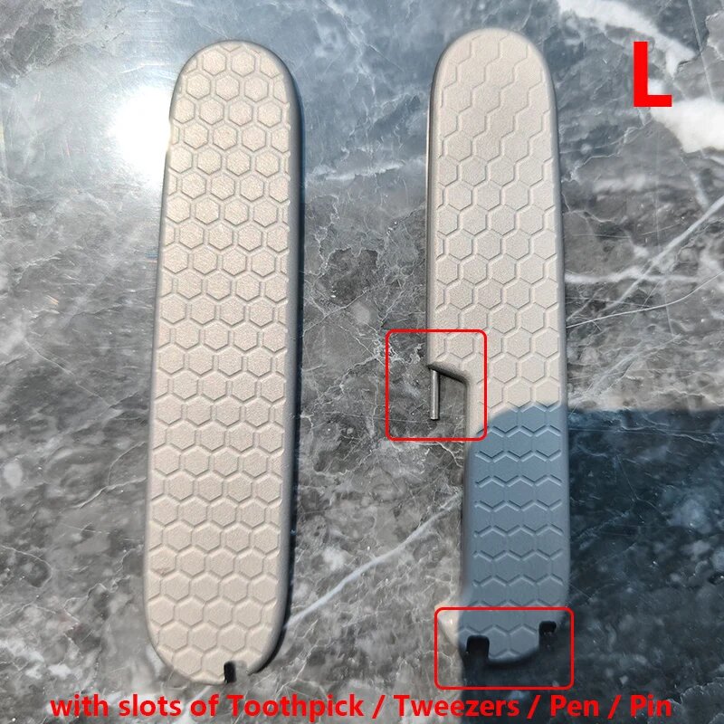 Накладки для ручки ножа Victorinox из титанового сплава TC4 Белый, Type L