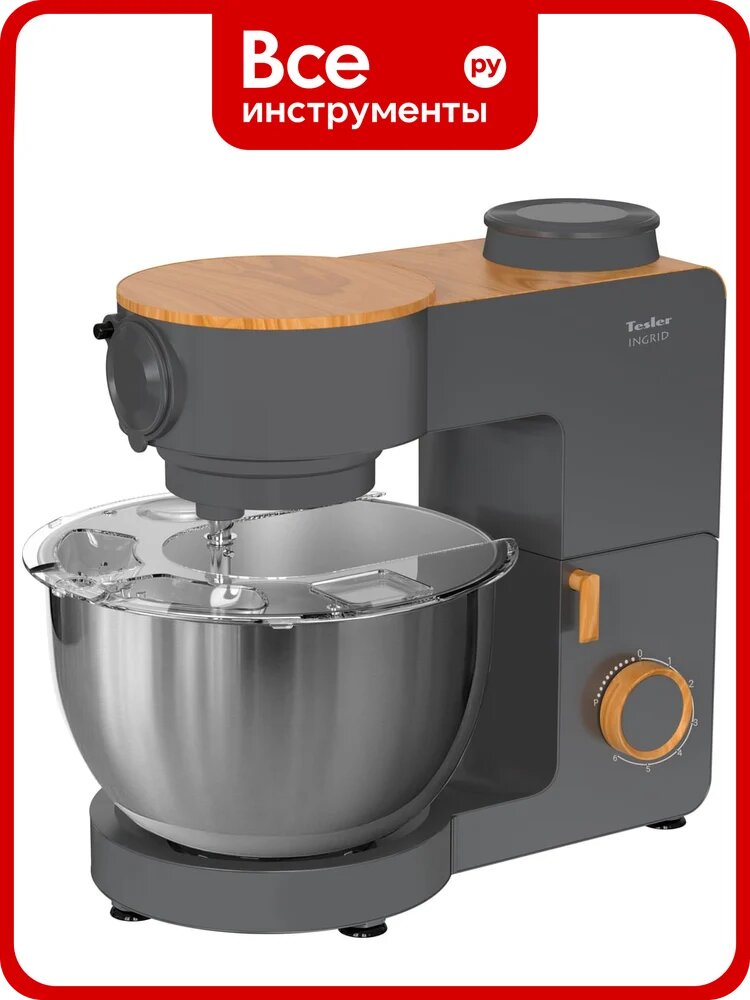 Кухонная машина TESLER KM-1640 GREY 00000203047