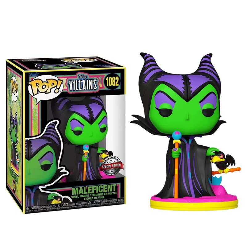 Официальная фигурка Funko POP с подсветкой Малифисент из Спящей красавицы, лицензированная коллекционная фигурка