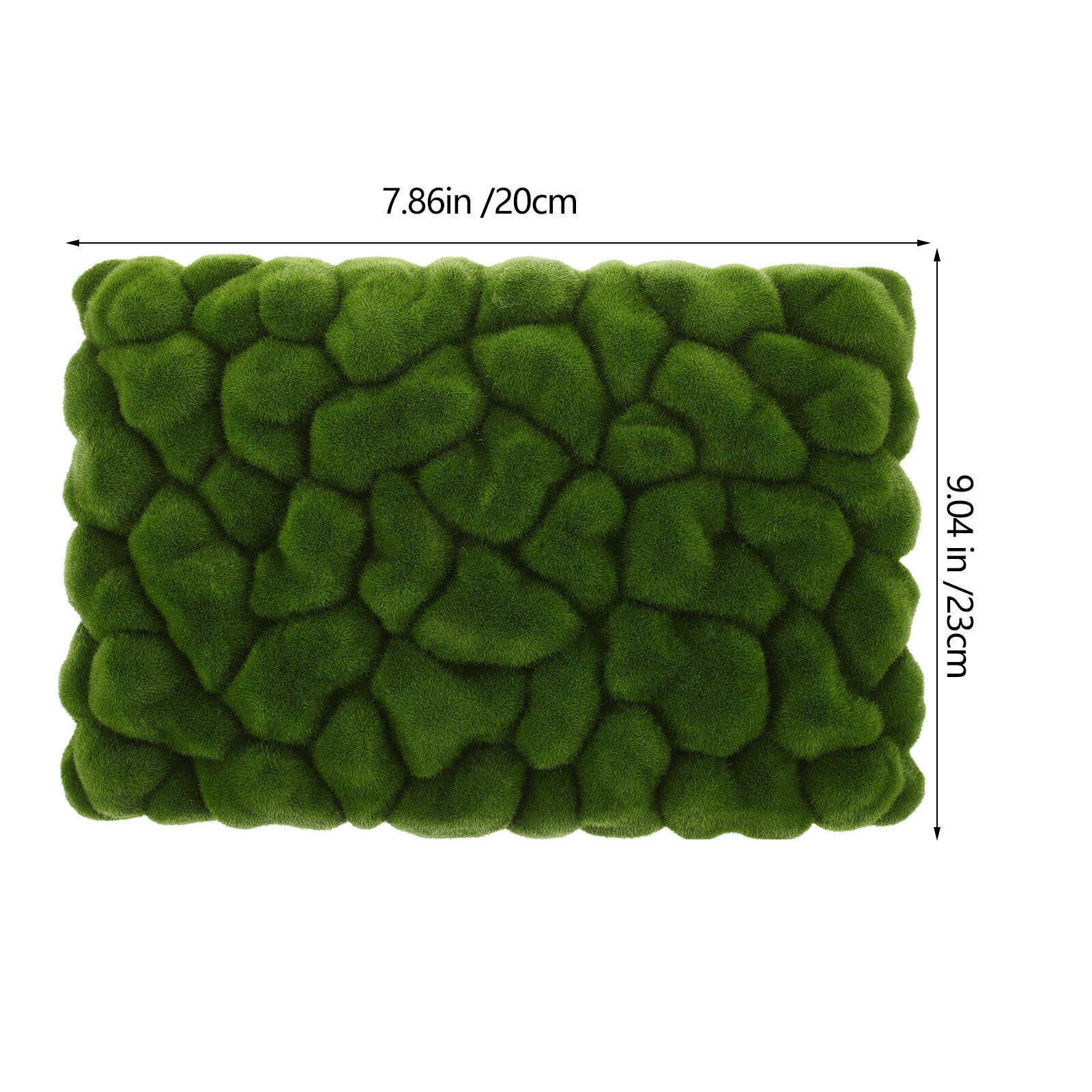 Зеленая Панель Из Пены Под Мхом Для Украшения Стен 47.00X31.00X4.00Cm