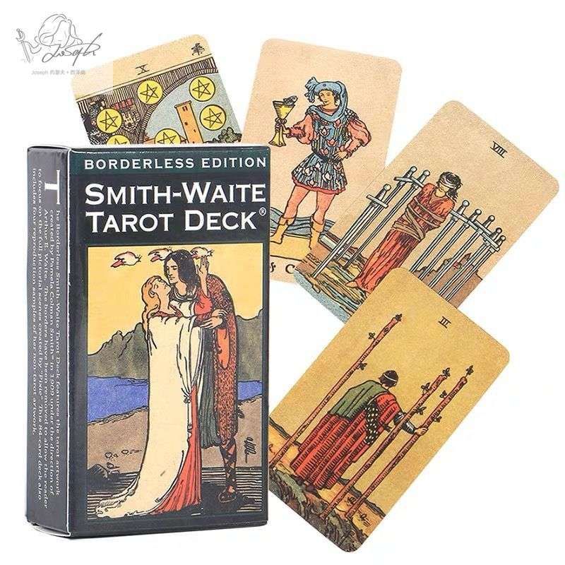 Карты Таро Смит-Уэйта колода без полей 10.5x6см/ Smith-Waite Tarot Deck Borderless - U.S. Games Systems таро без рамки колода для гадания карты таро 10.5х6 см