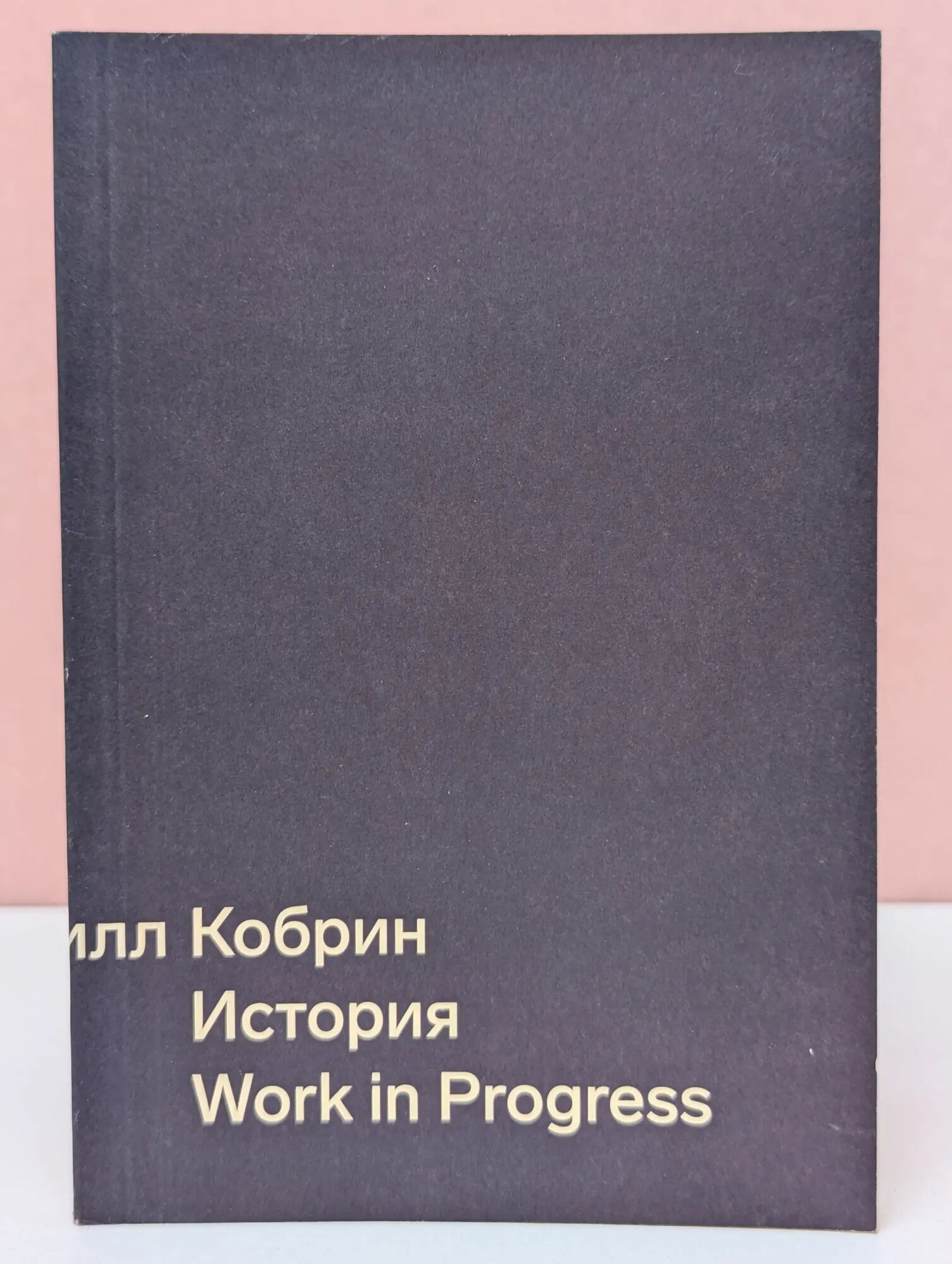История. Work in Progress Кобрин Кирилл Рафаилович 2018