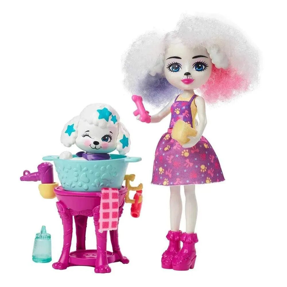 HHC20 Салон красоты Перрис Пудель Enchantimals City Tails