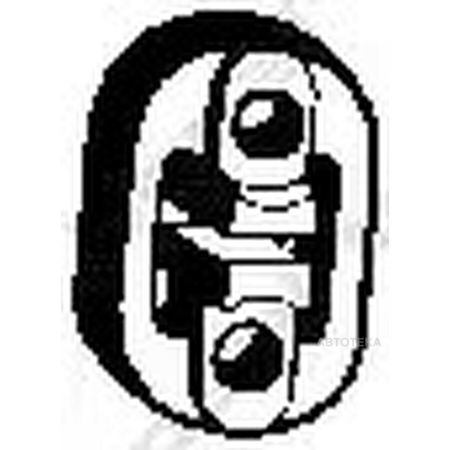 Кронштейн глушителя OPEL CORSA D 06- BOSAL 255811