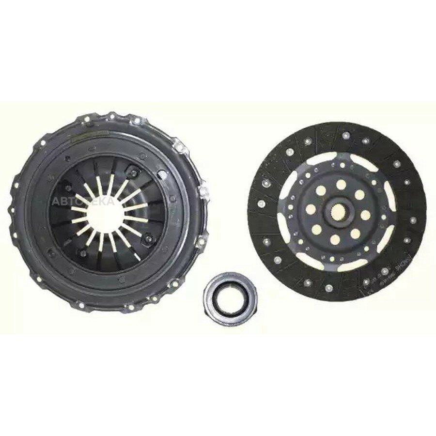 Сцепление комплект vw t4 2.4d-2.5tdi SACHS 3000829001