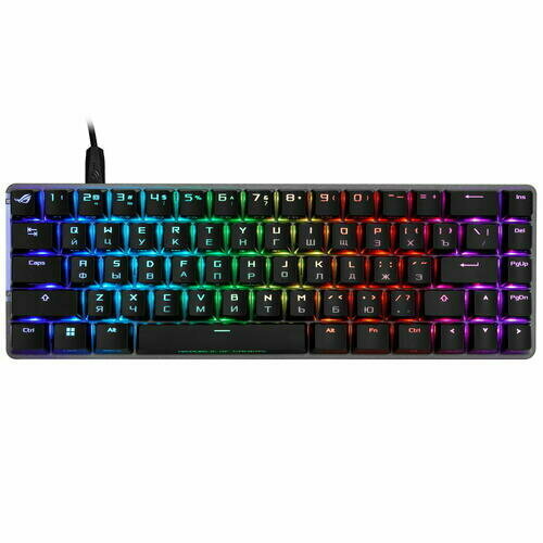 Клавиатура проводная ASUS ROG Falchion Ace M605 HFX 90mp03ve-bkra20
